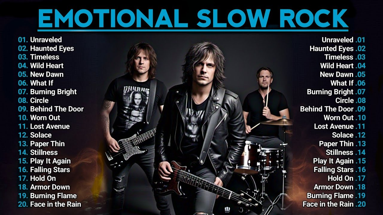 BEST EMOTIONAL SLOW ROCK BALLADS | ROMANTIC & MELODIC ROCK LOVE SONGS ...