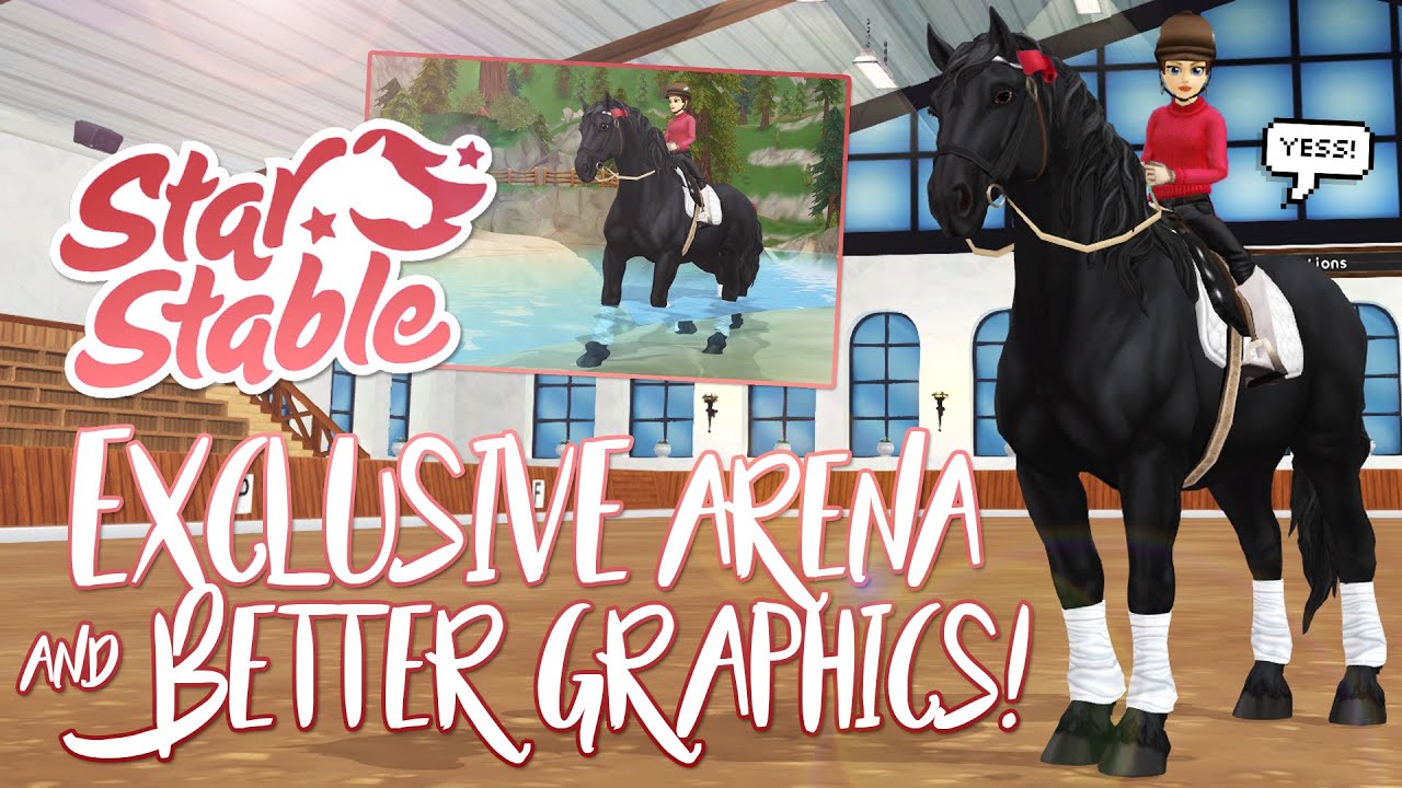 EXCLUSIVE riding arena & BETTER graphics?! | Star Stable Updates - YouTube