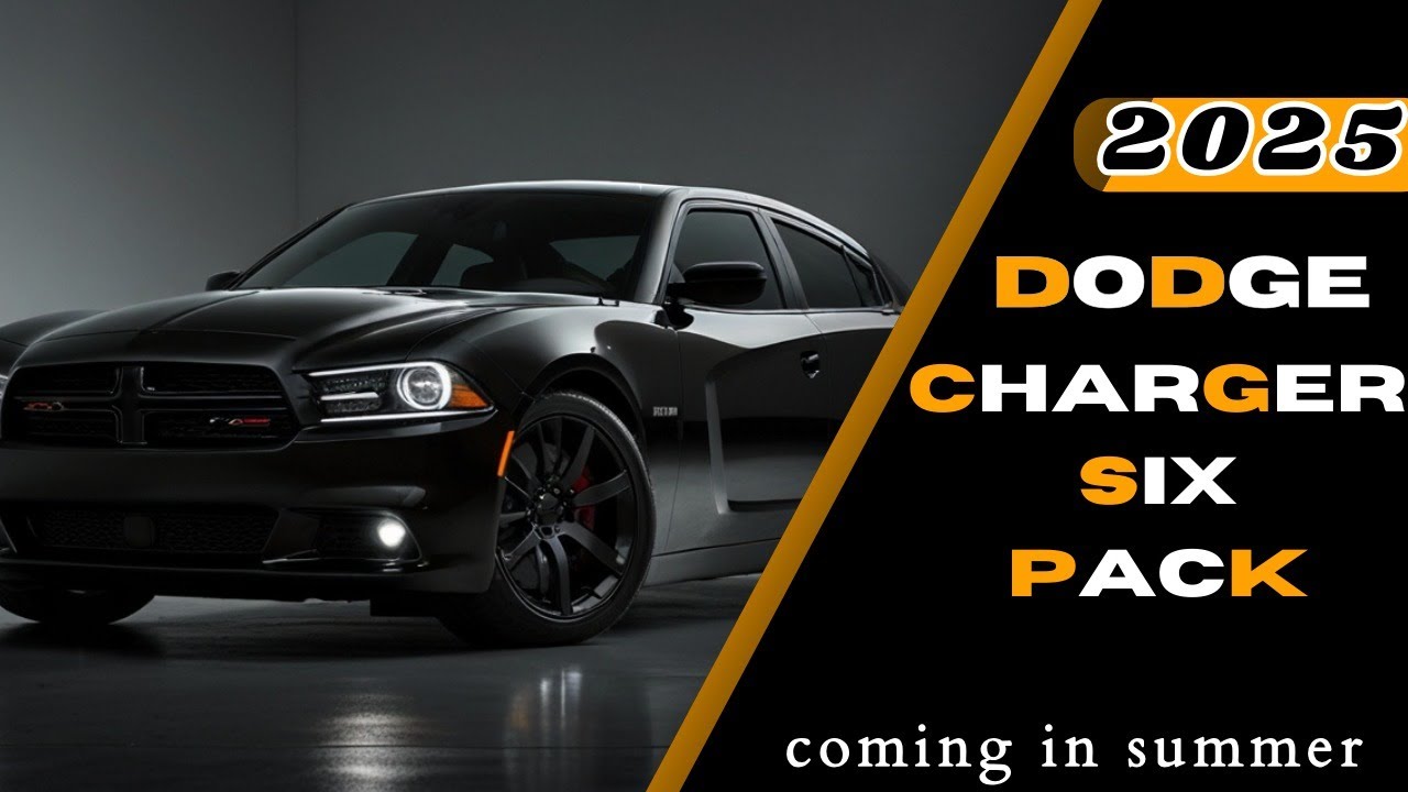 2025 Dodge Charger Six-pack gas-powered muscle car featuring a twin ...