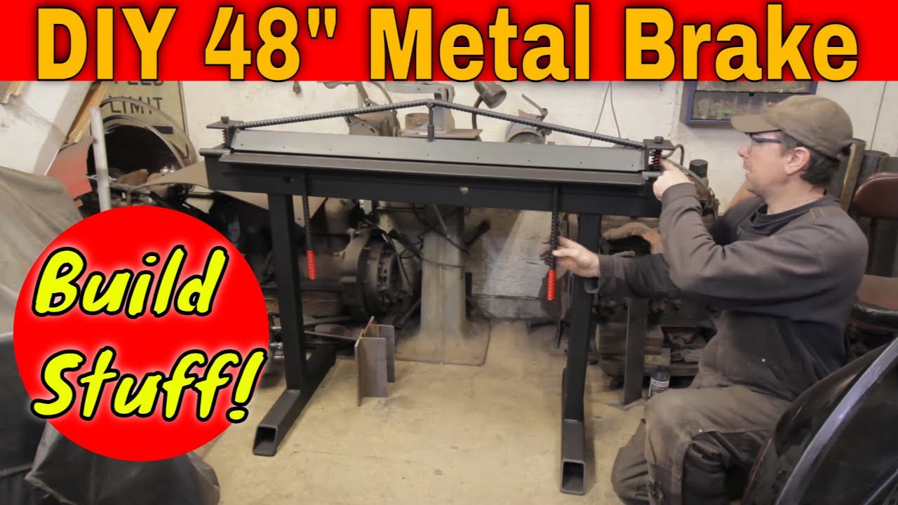 How to Build a 48 Inch Sheet Metal Brake - YouTube