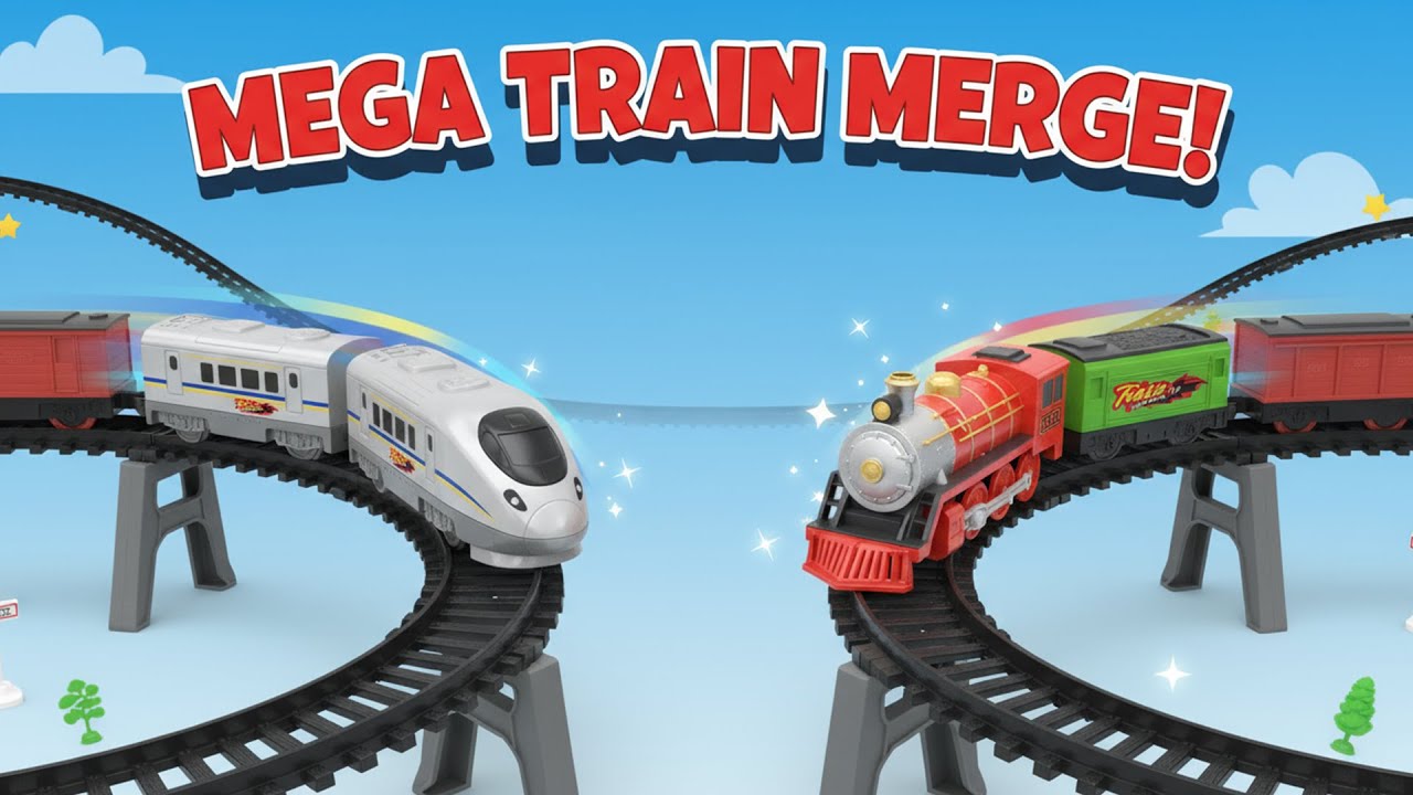High Speed Toy Train Unboxing 🚄 | Fun Railway Adventure for Kids ...