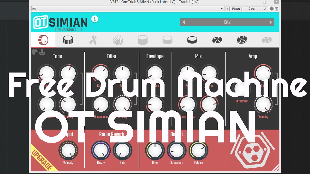 Free Drum Machine - OneTrick SIMIAN (No Talking) - YouTube
