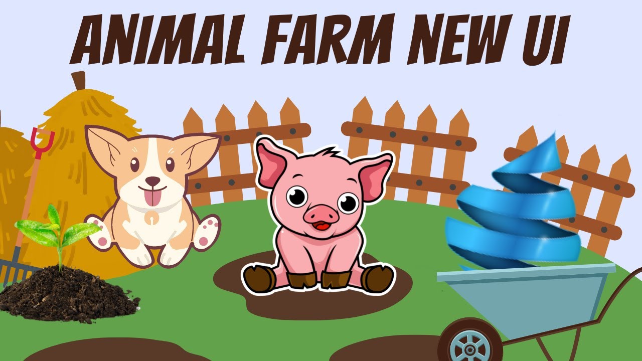 QUICK LOOK AT THE NEW ANIMAL FARM UI AND LANDING PAGE💧🐷🐶 - YouTube