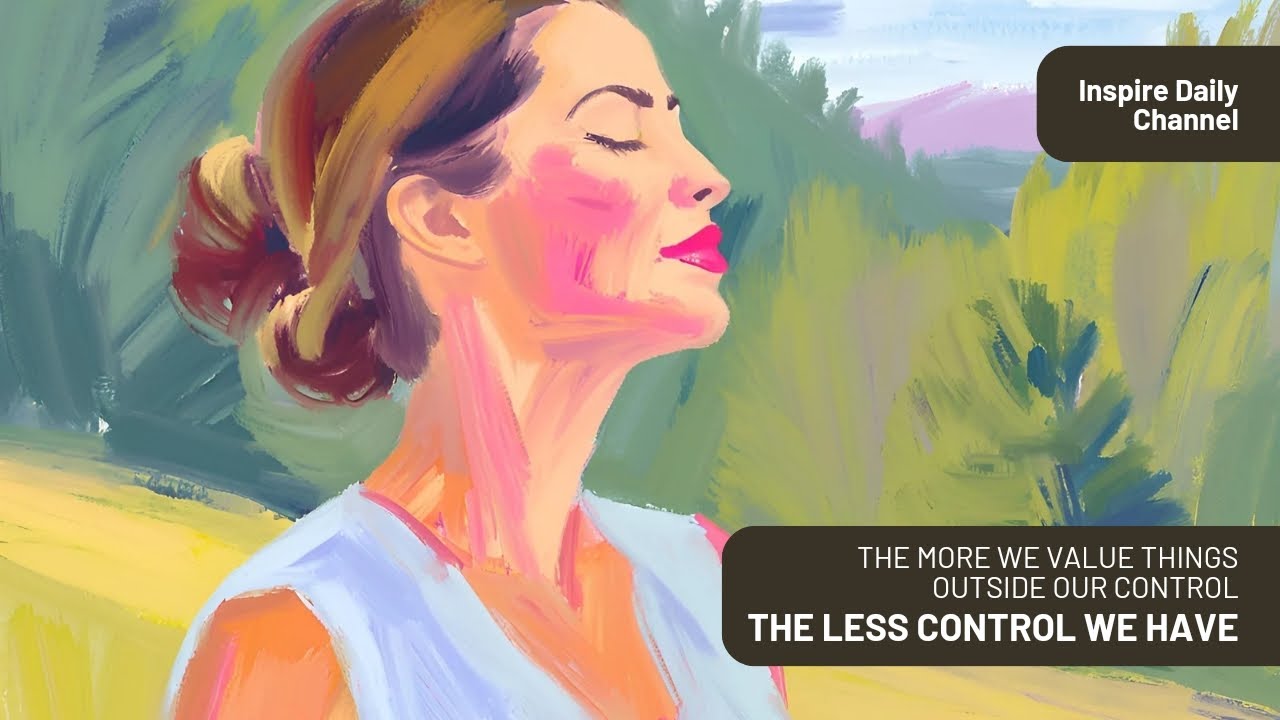 The More We Value Things Outside Our Control, The Less Control We Have ...