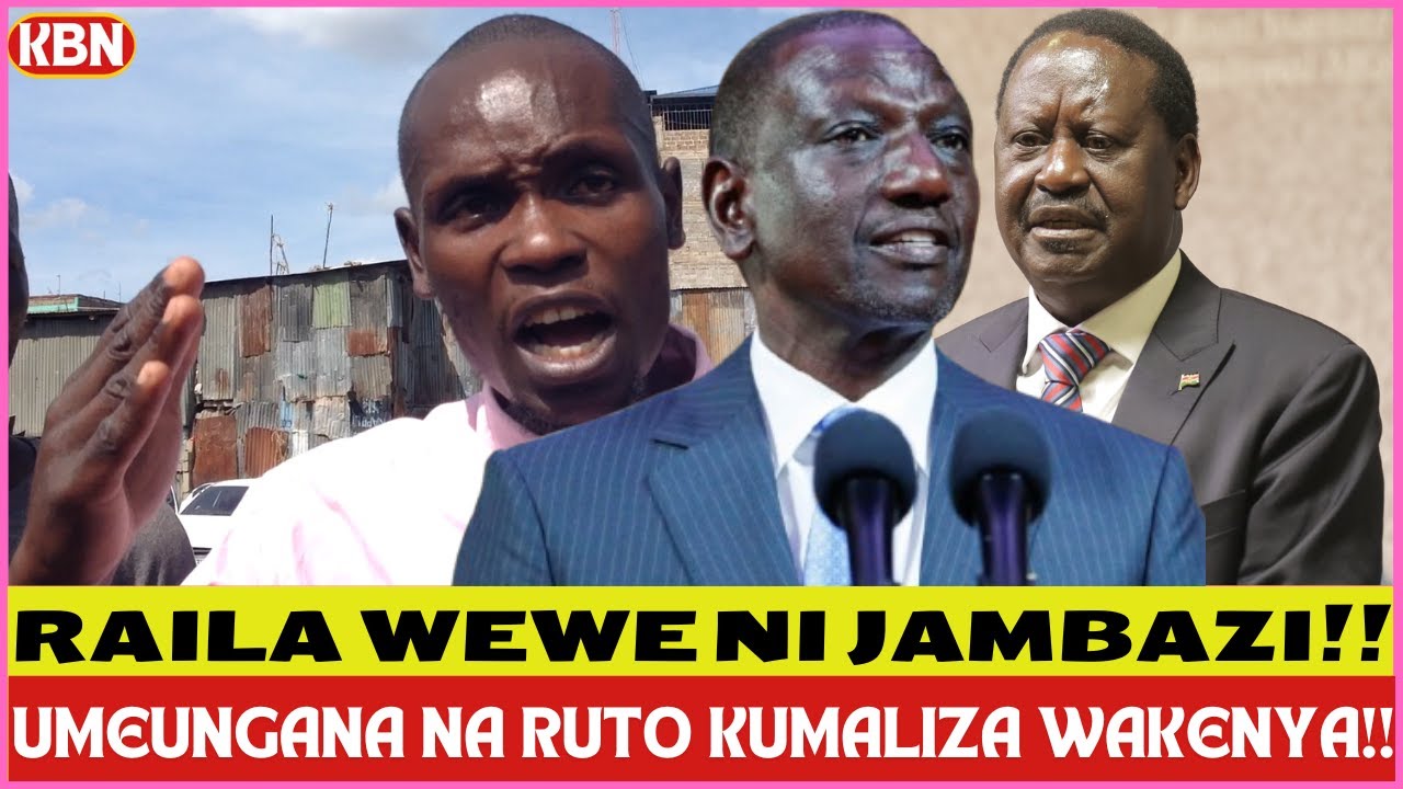 'Raila wewe ni JAMBAZI Umeungana na Ruto Kumaliza Wakenya ' Mjukuu wa ...