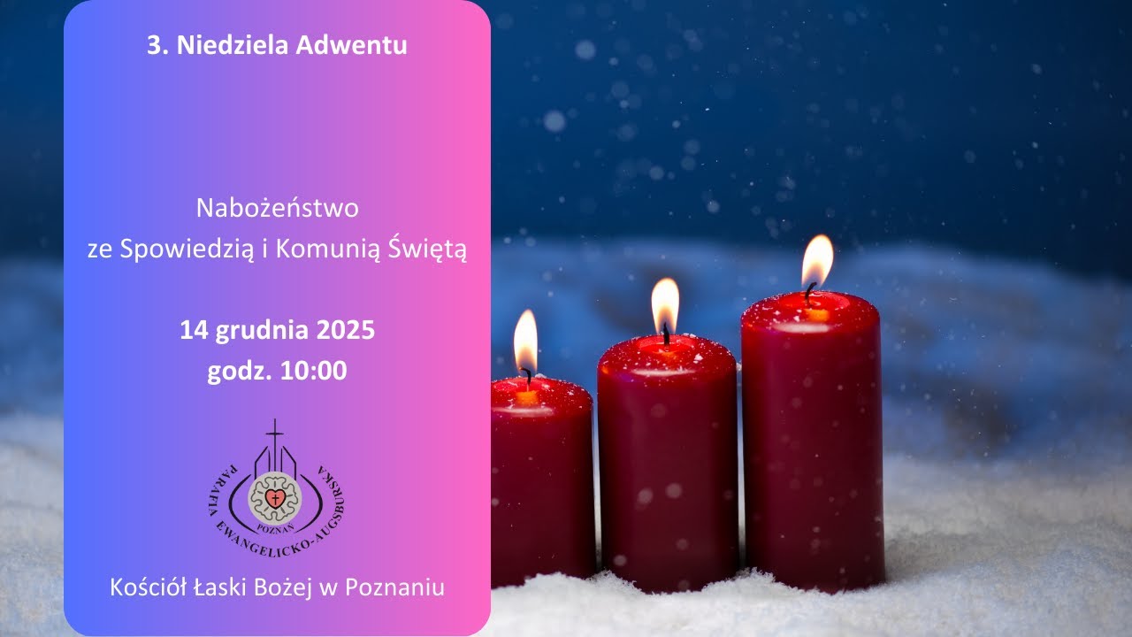 🟣3. Niedziela Adwentu - 14 grudnia 2025 - YouTube