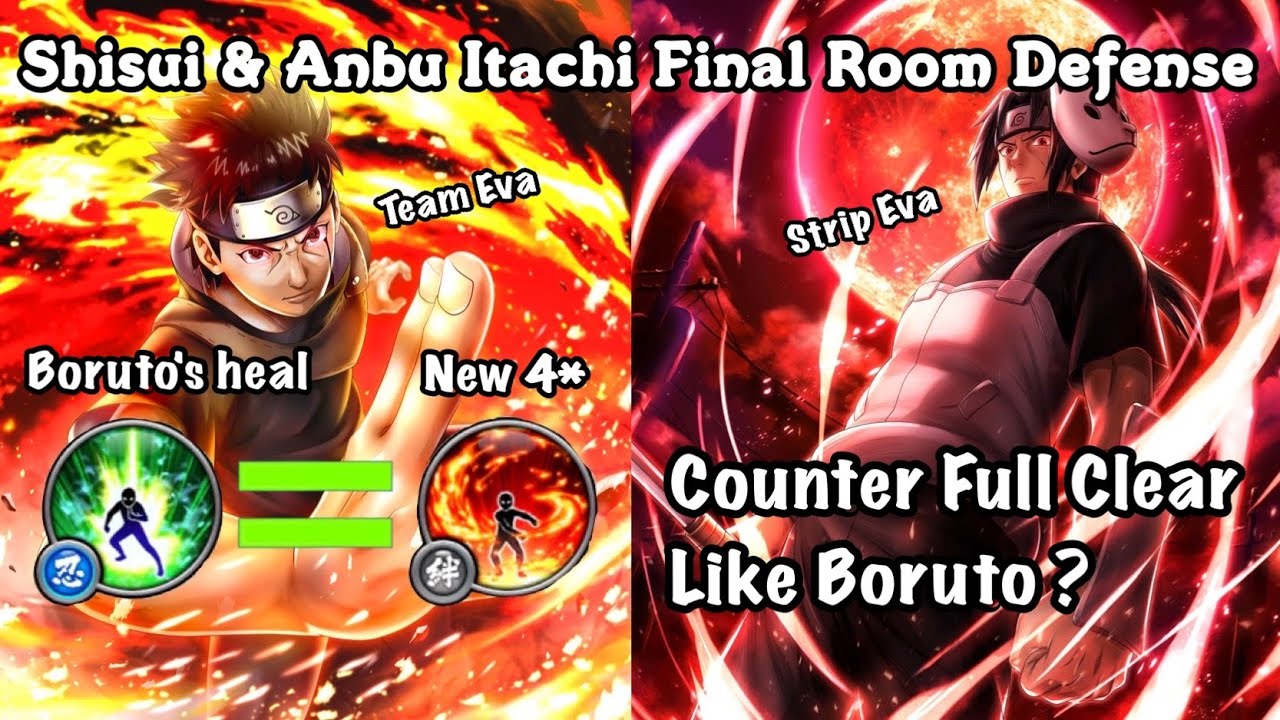 NxB NV : Shisui & Anbu Itachi Final Room Defense | Counter Full Clear ...