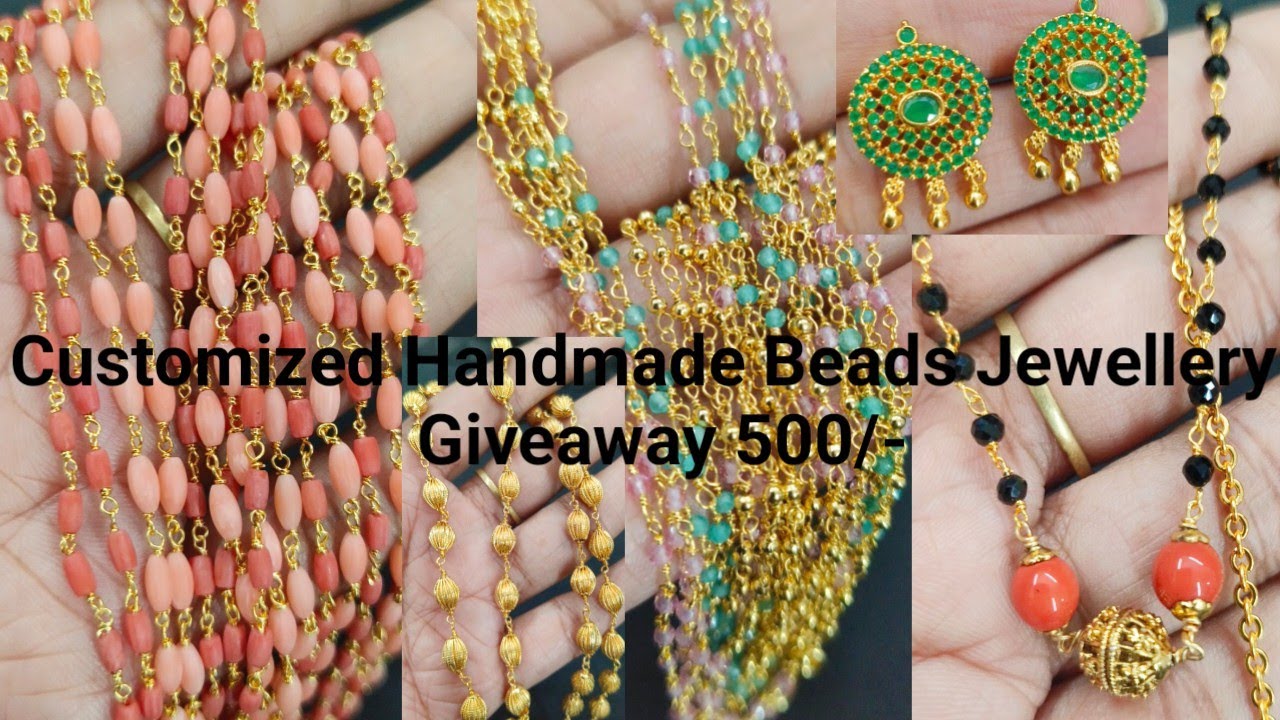 Handmade and Customised Beads Chains | 7013932993 | Giveaway - YouTube