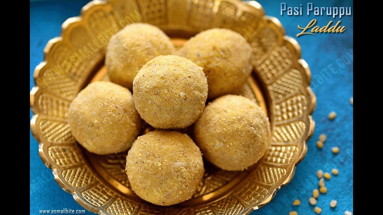 Nei Urundai Recipe | Pasi Paruppu Urundai | பாசிப்பருப்பு உருண்டை - YouTube