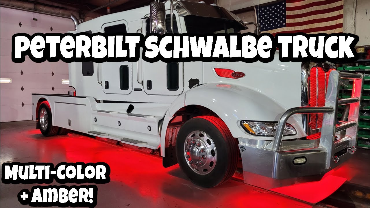2009 Peterbilt 384 Schwalbe Conversion | BOOGEY LIGHTS - YouTube
