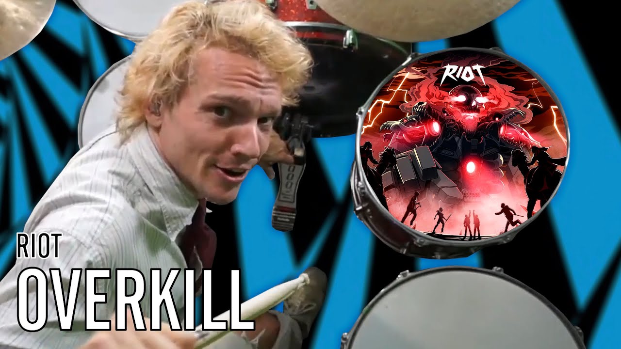 Riot - Overkill | Office Drummer [First Time Hearing] - YouTube