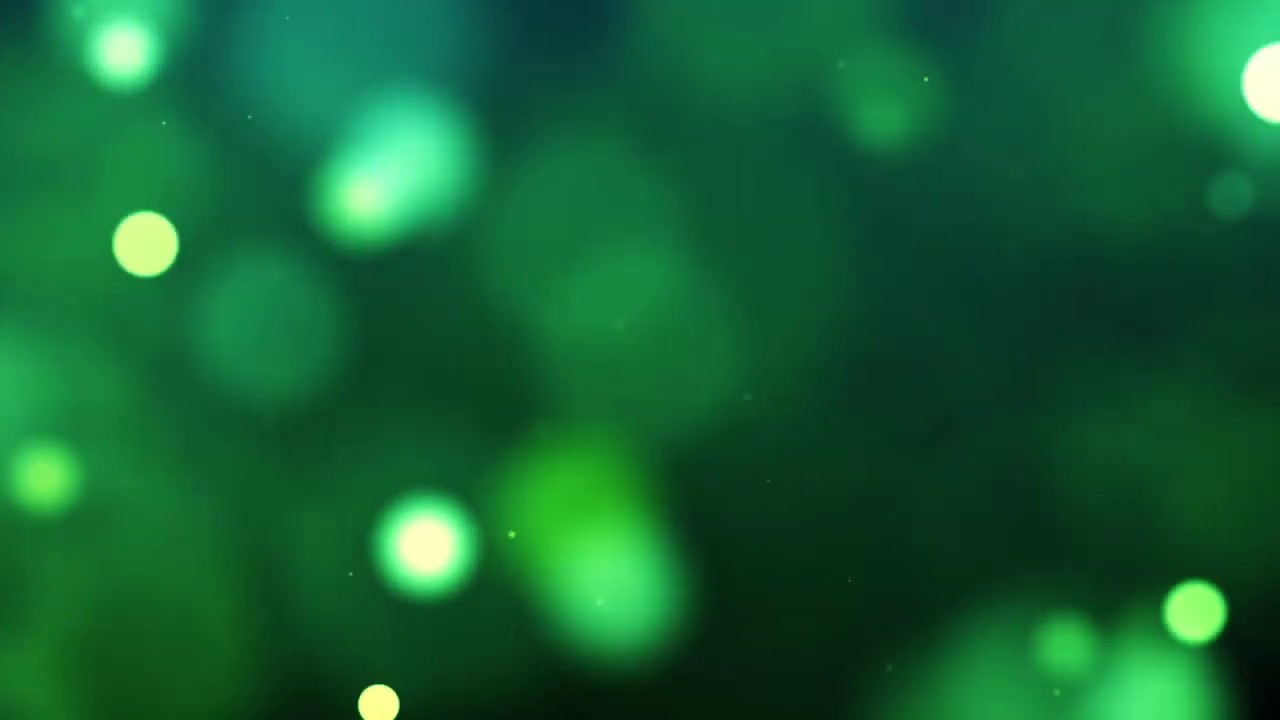 Green particles Relaxing Screensaver video - YouTube