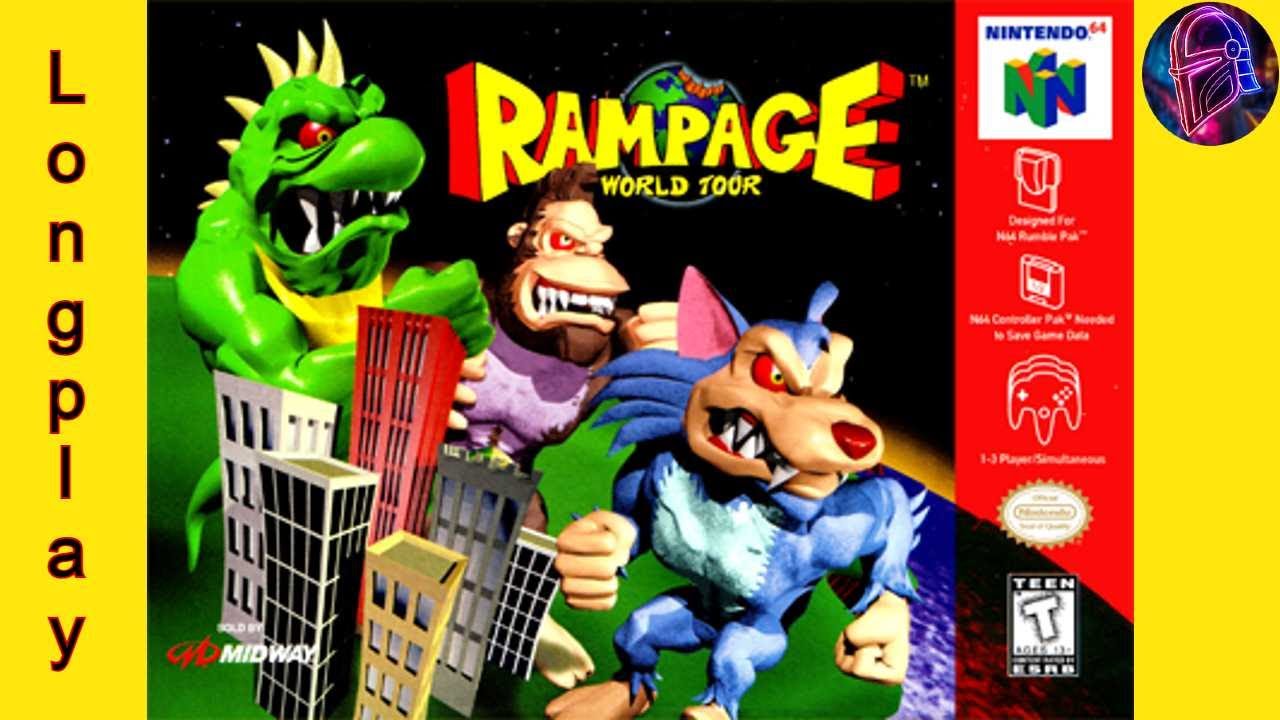 Rampage World Tour N64 Full Gameplay (Longplay) - YouTube
