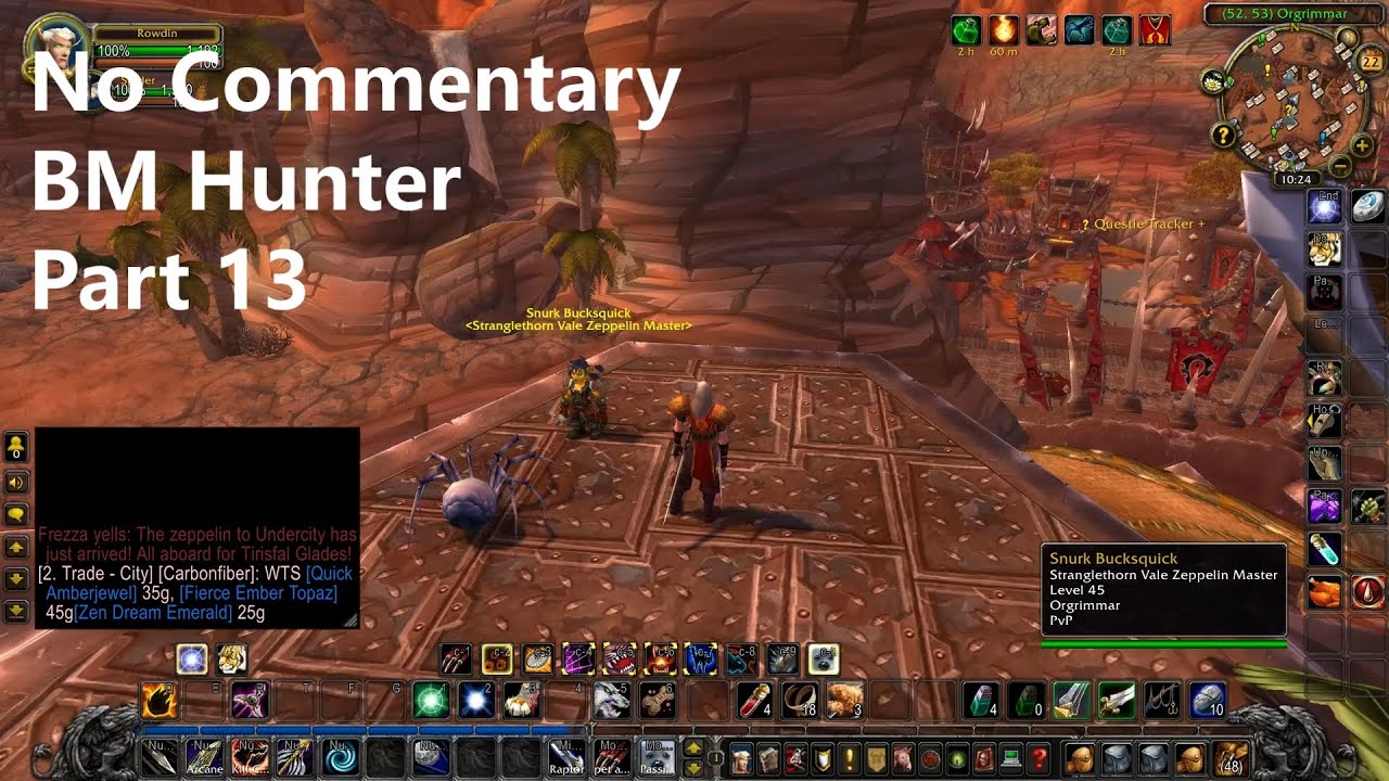 Wow Cata No Commentary BM Hunter Part 13 - YouTube