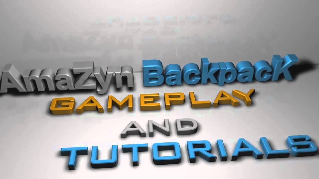 AmaZyn BackpacK | Channel/Video Intro | HD - YouTube