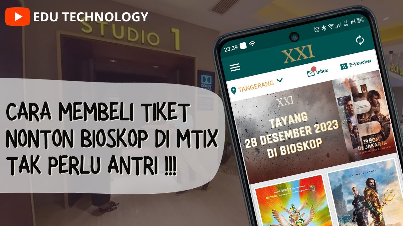 Cara Beli Tiket Nonton Bioskop Online di MTIX Tanpa Antri - EDU TECHNOLOGY - YouTube