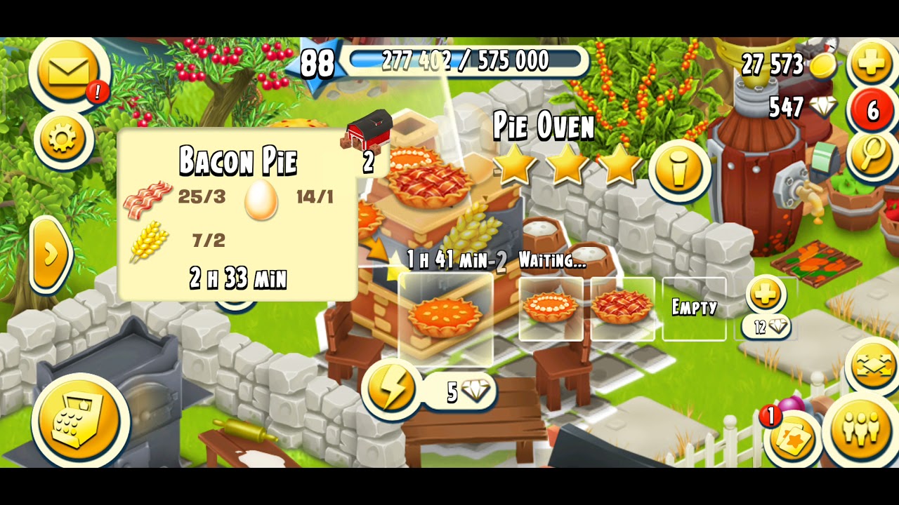 pie oven in hay day - YouTube