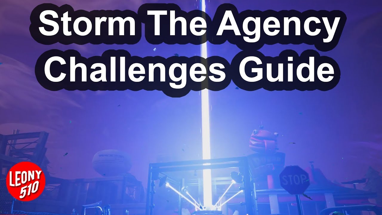 Fortnite Storm The Agency Challenges Guide - YouTube