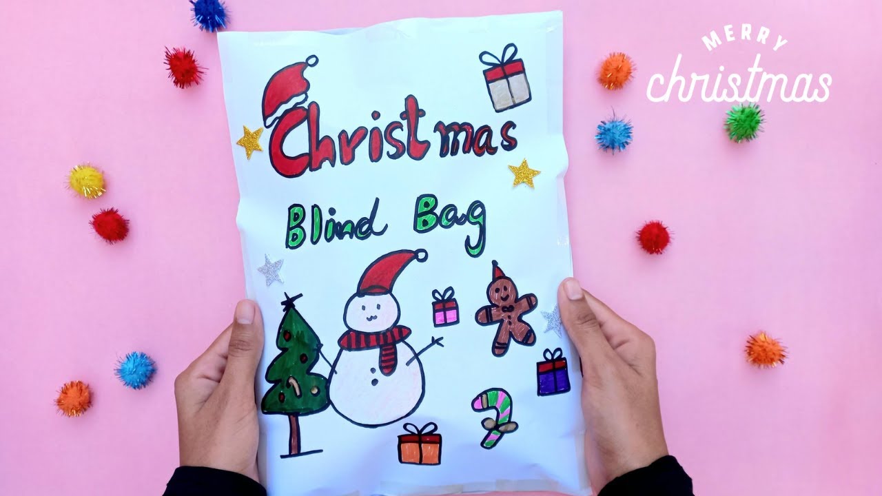 Blind Bag Christmas Edition 🎄 Paper DIY - YouTube