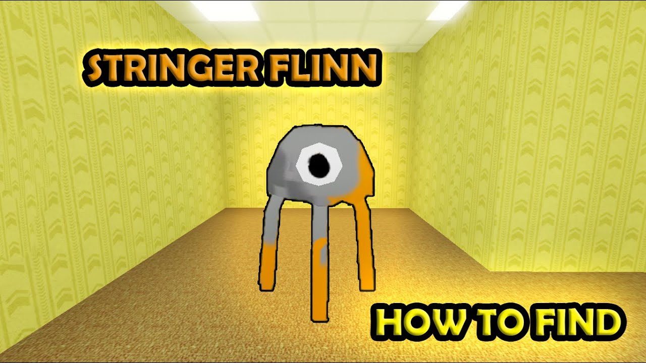 How to find sad Stinger Flinn lost emotion new backrooms morph update ...