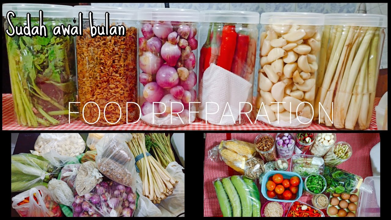 Food Preparation! Caraku menyimpan bahan makanan, wajib ada di dapur ...