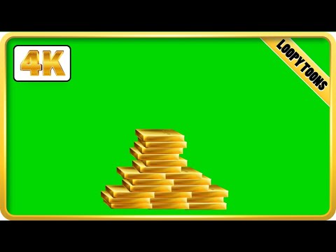 Gold Bars Green Screen Effect | Gold bar stacking | Free download ...