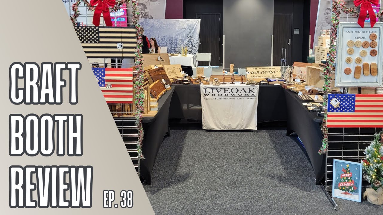 Vendor Booth Display Ideas - Craft Fair Booth Review Ep. 38 - YouTube