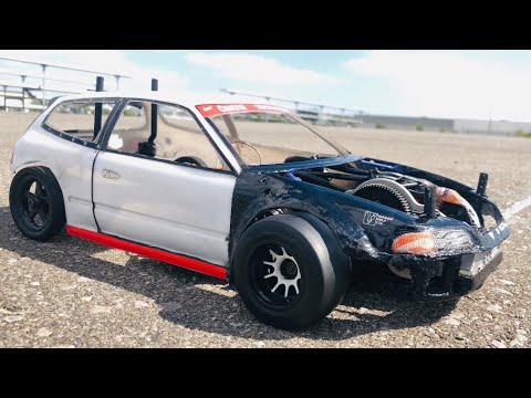 Grandpa Have You Seen My Bonnet! Drag Fwd Rc Honda Test & Tune - YouTube