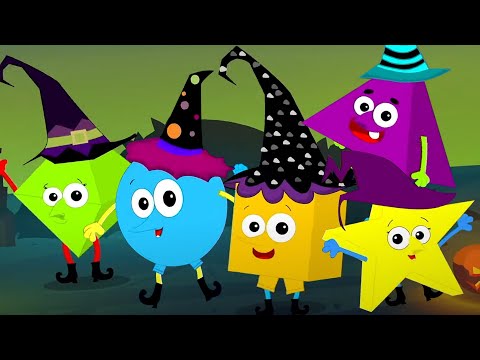 Five Wicked Witches, Spooky Rhyme & Halloween Song for Kids