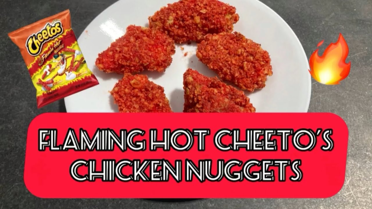 The Best Flamin Hot Cheetos Chicken Nuggets Recipe! - YouTube