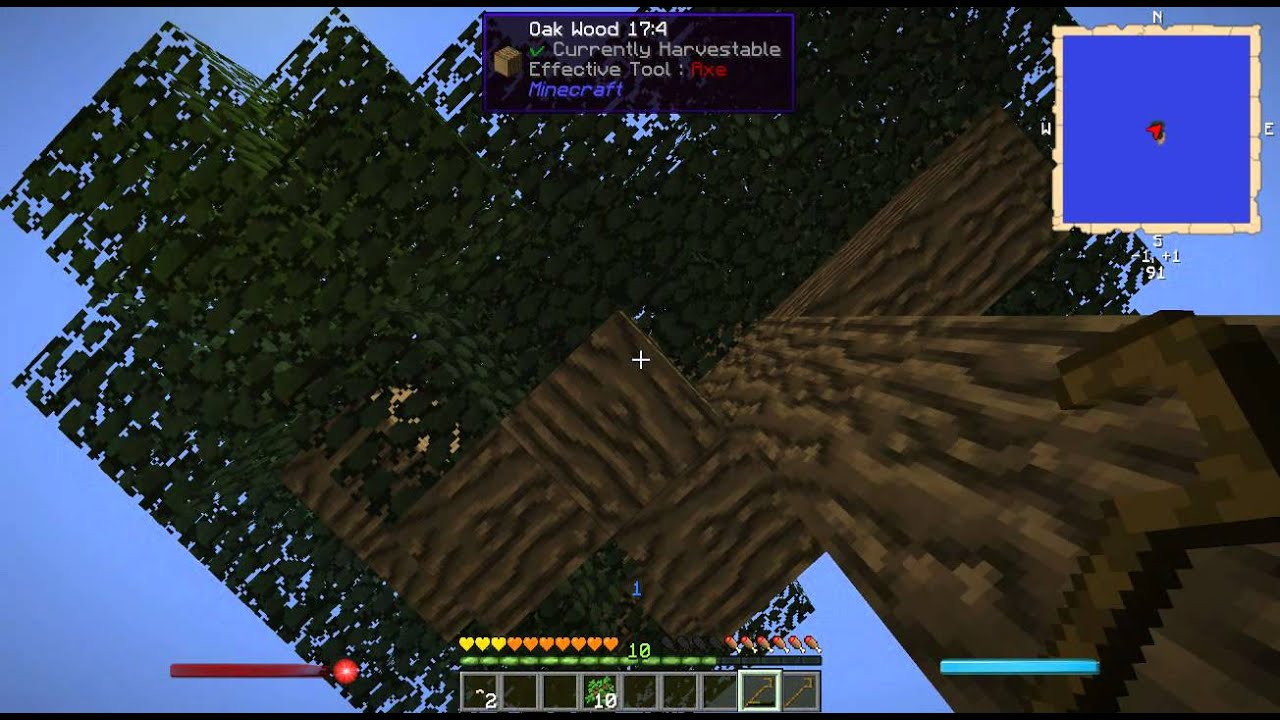 Lets Play! Skyblock - Part 1 S01E4 - One Tree on One Block of Dirt ...