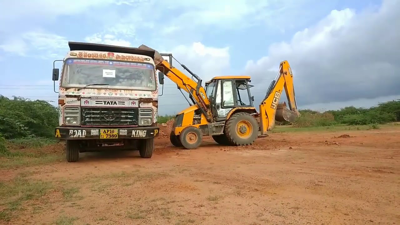 Jcb 3dx extra loading / timelapse video - YouTube