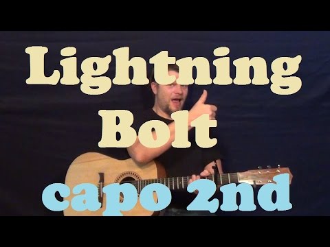 Lightning Bolt (Jake Bugg) Easy Strum Guitar Lesson How to Play Licks ...