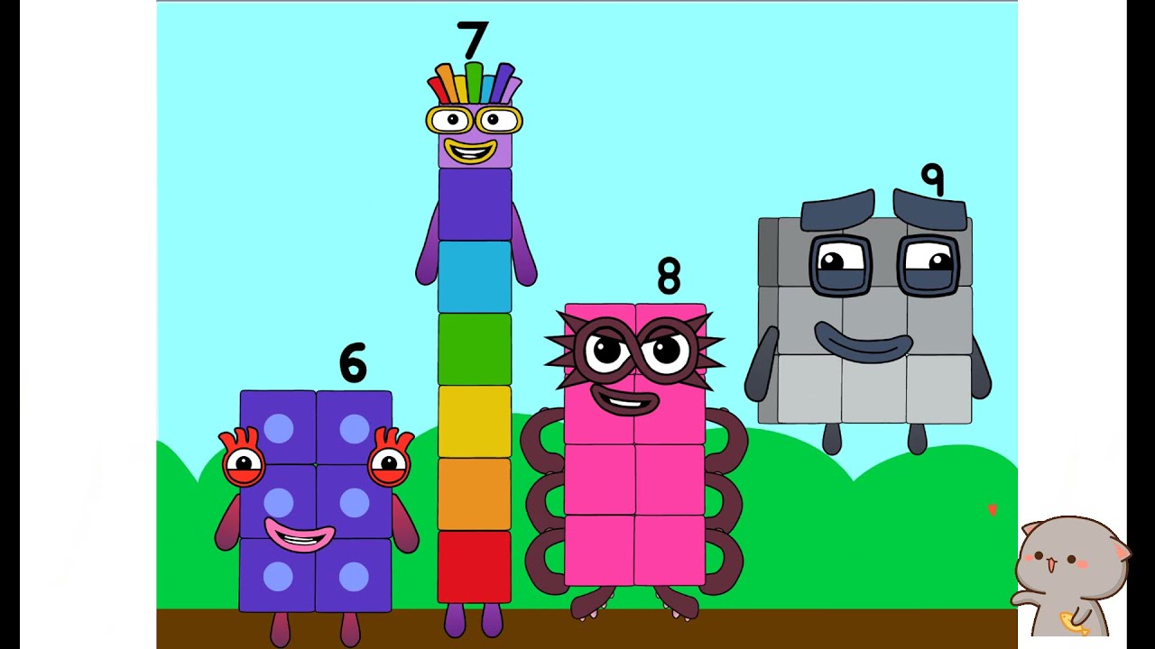 『Numberloks』Zero tries to roll call Numberblocks 1 20. Numberloks ...