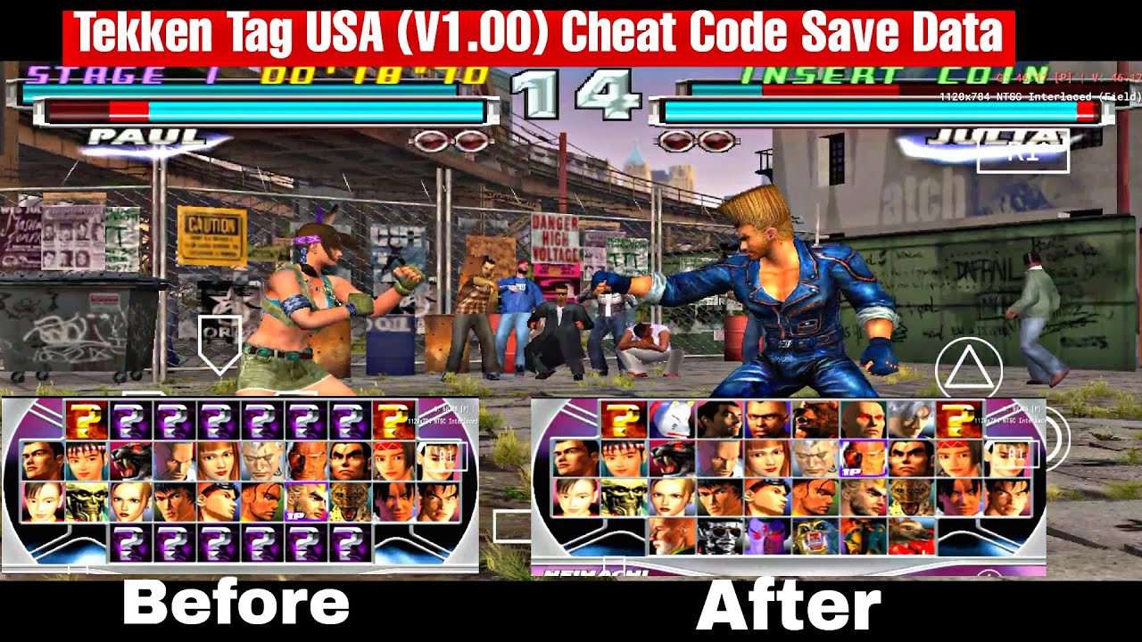Tekken tag ps2 | Tekken tag Cheat Codes | All players Unlock ...