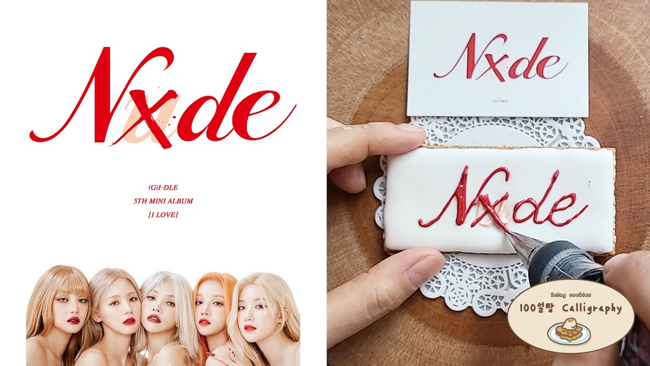 (G)I-dle Nxde album art cookie - YouTube