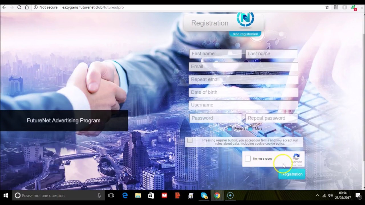 Comment s'inscrire sur Futureadpro/Futurenet - YouTube