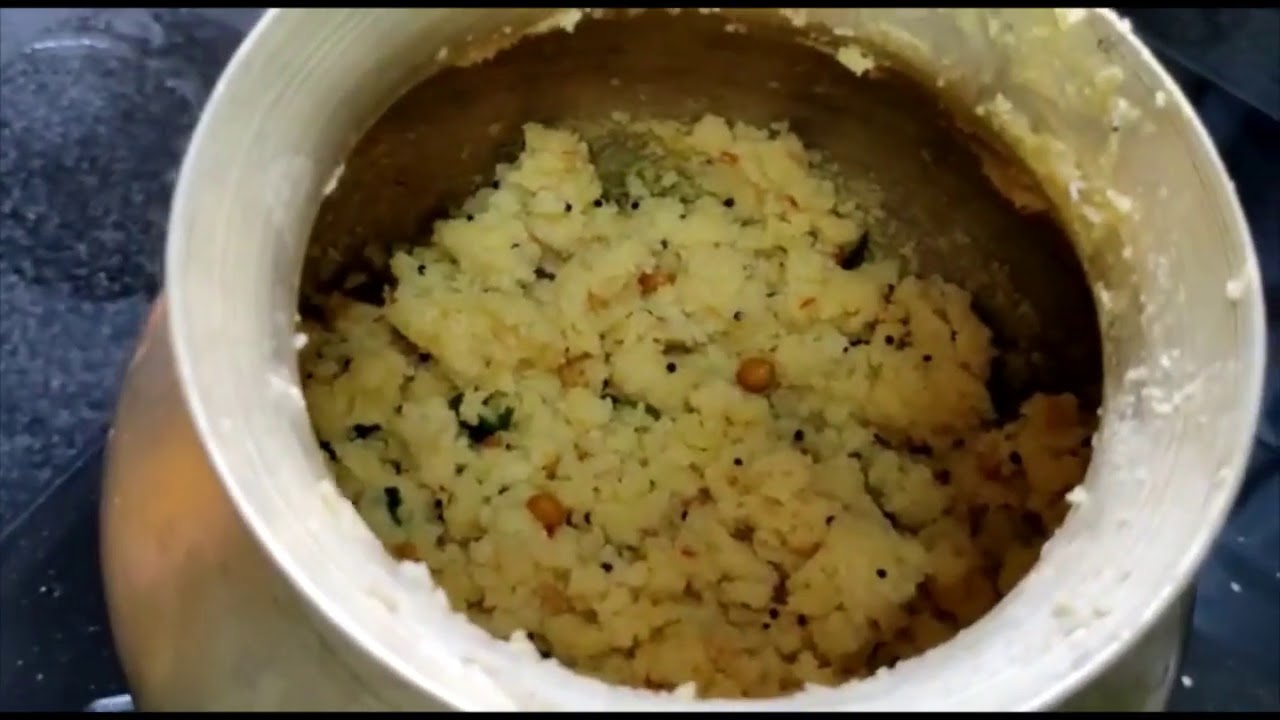 Recipe 15 : Kaara Upma/ Araicha Upma - YouTube