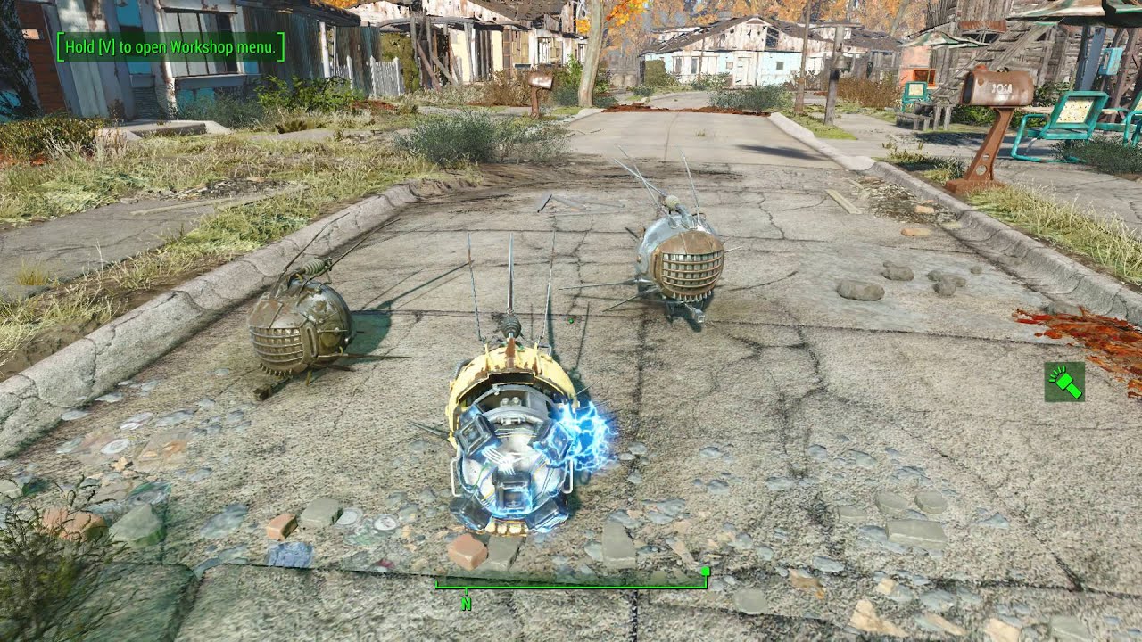 Fallout 4 Eyebot defender - YouTube