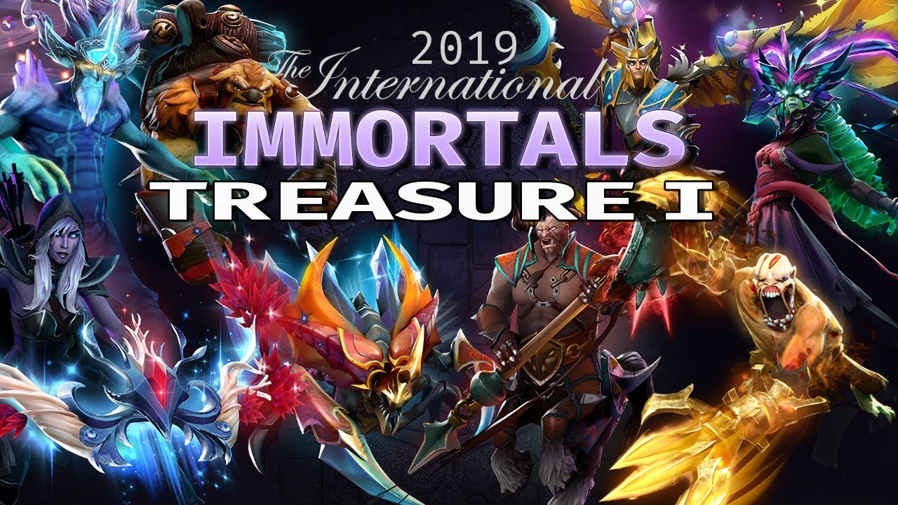 DOTA 2 - TI9 - 2019 IMMORTALS - TREASURE 1 - YouTube