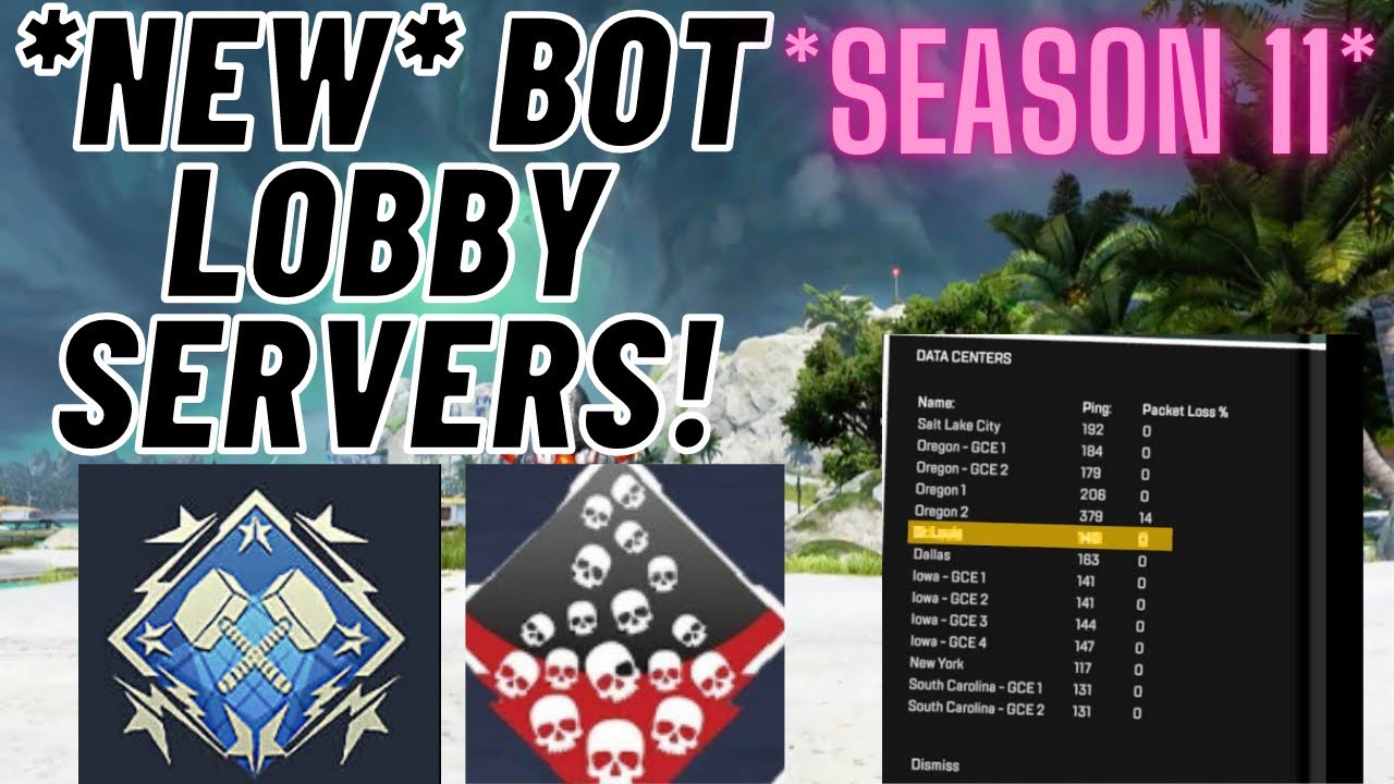 APEX LEGENDS NEW BOT LOBBY SERVERS! EASY 20 BADGE AND 4K BADGE! SEASON ...