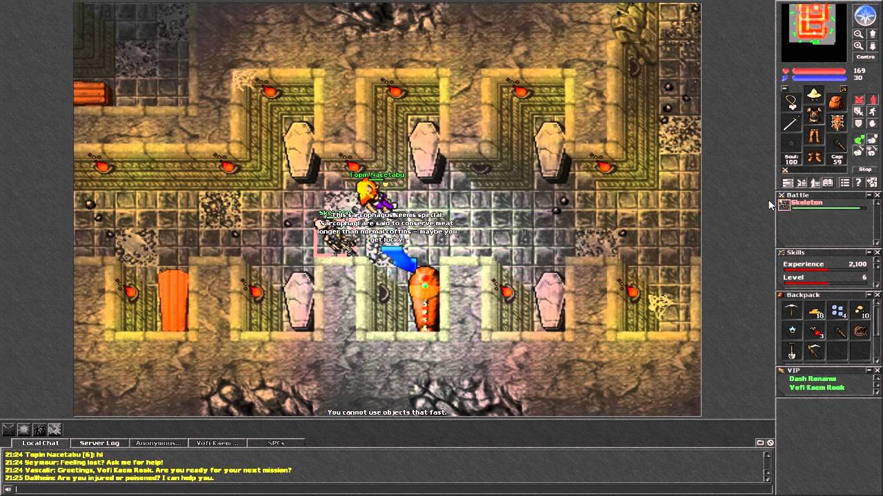 Tibia #3 - The Rookie Guard Quest - Parte 3 - YouTube