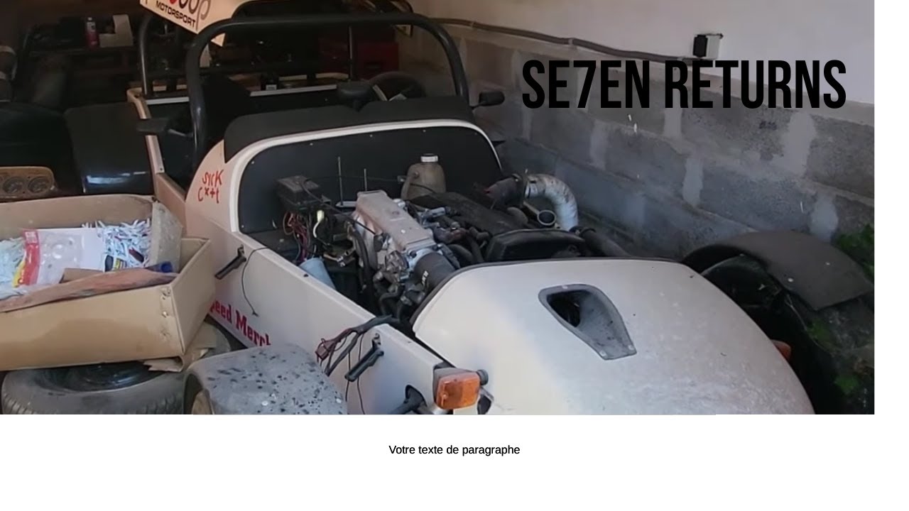 Pulled my se7en out of the Garage after years ,Rad install - YouTube