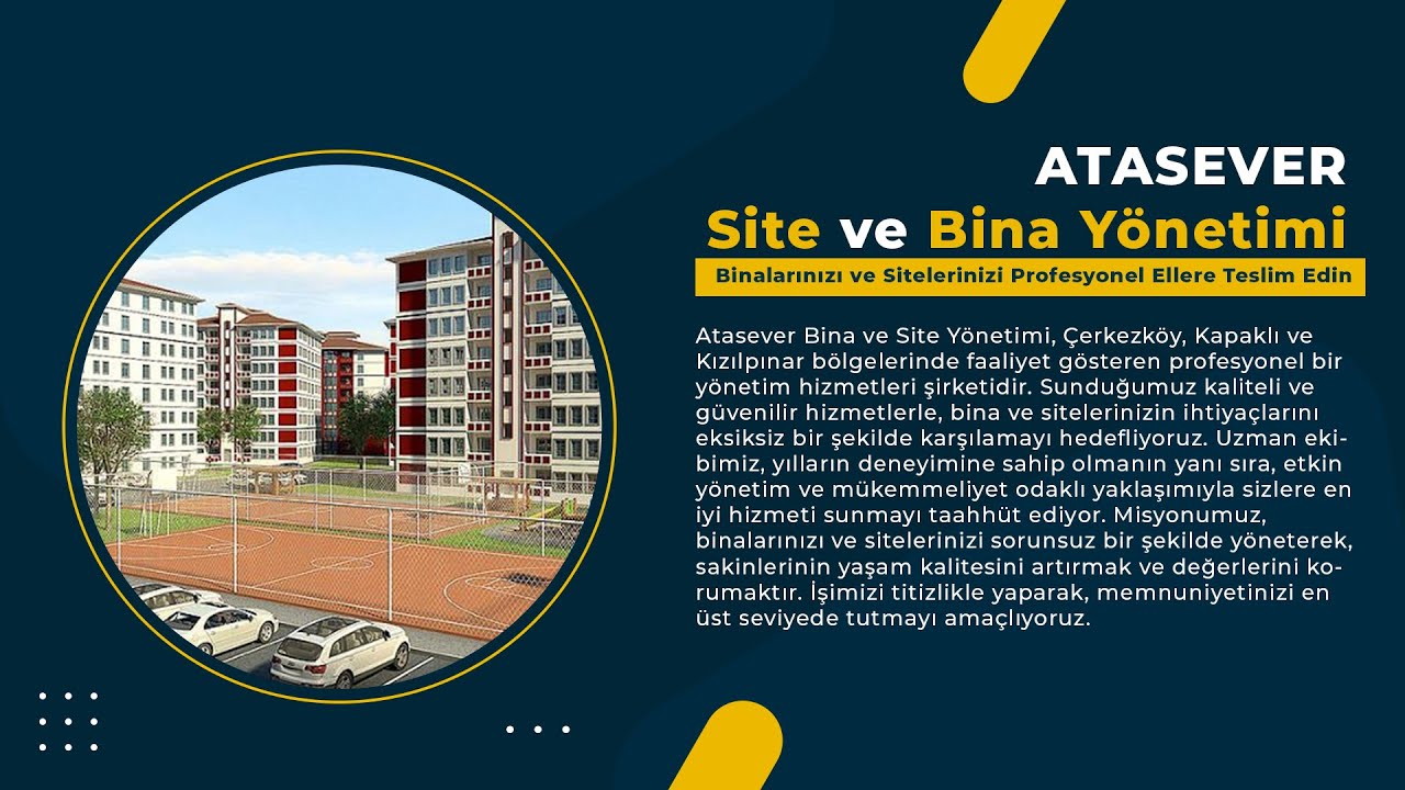 Atasever Site ve Bina Yönetim Tanıtımı - YouTube