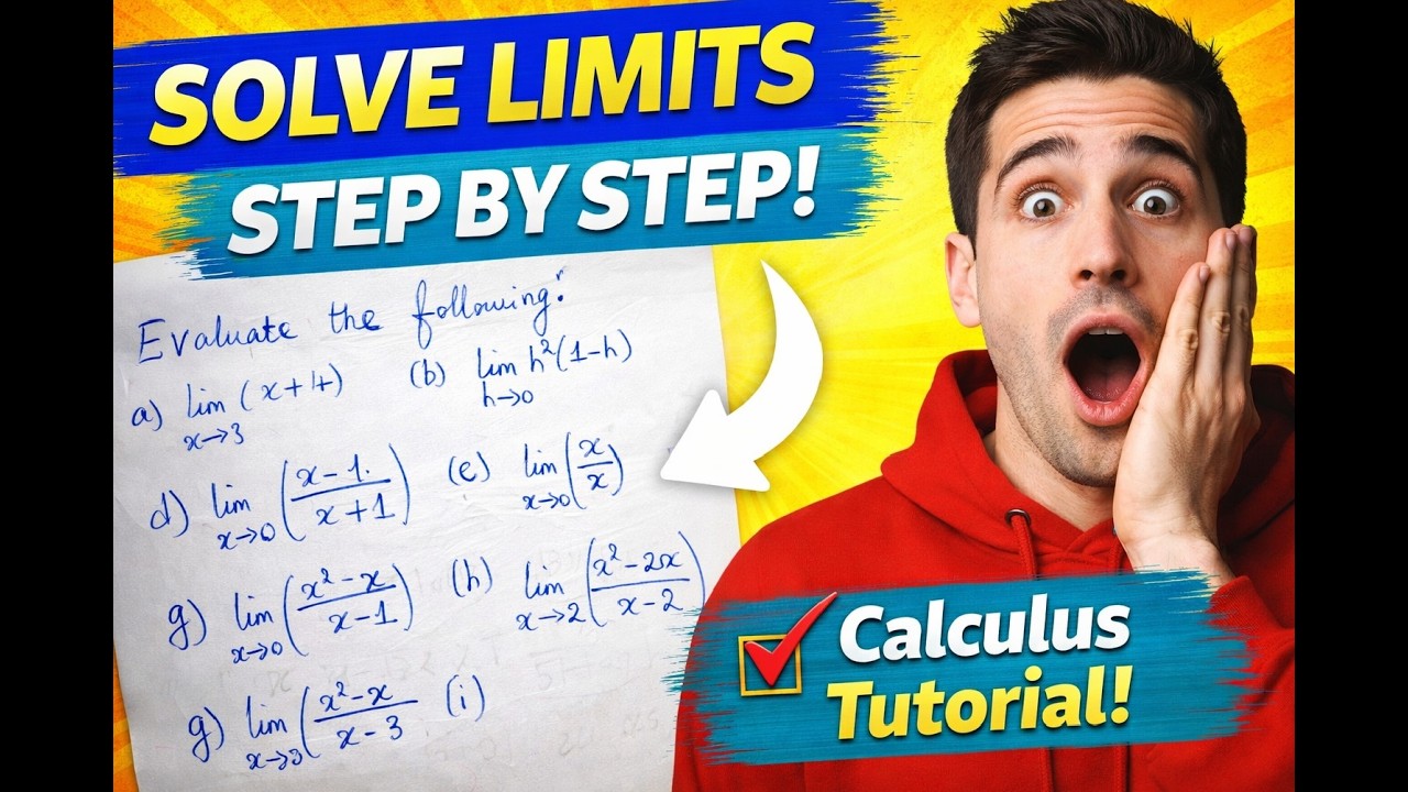 Evaluation of the limit of polynomial and rational functions - YouTube