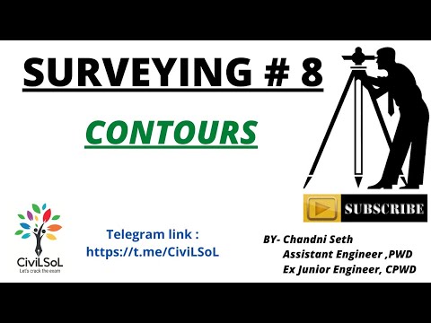 Surveying # 8 | Contours | Civil Engineering | - YouTube