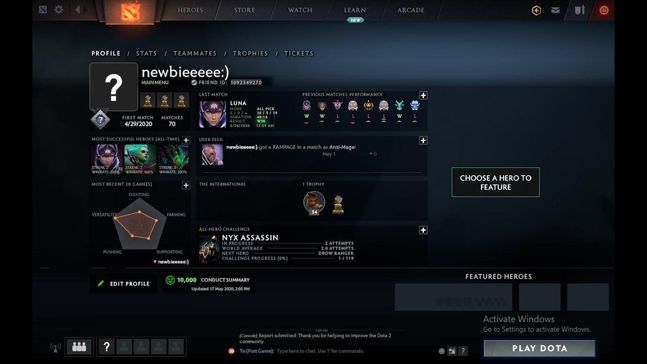 Dota 2 Live Stream New Streamer. - YouTube