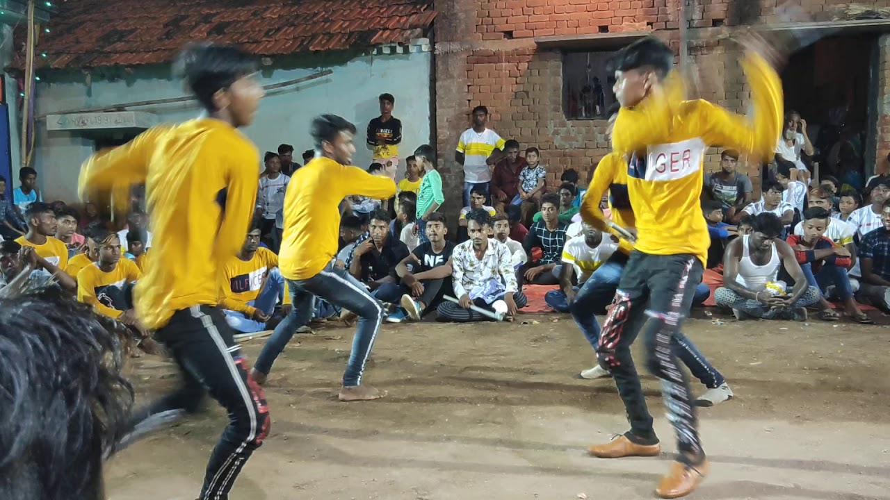 Chirudih action lathi khel - YouTube