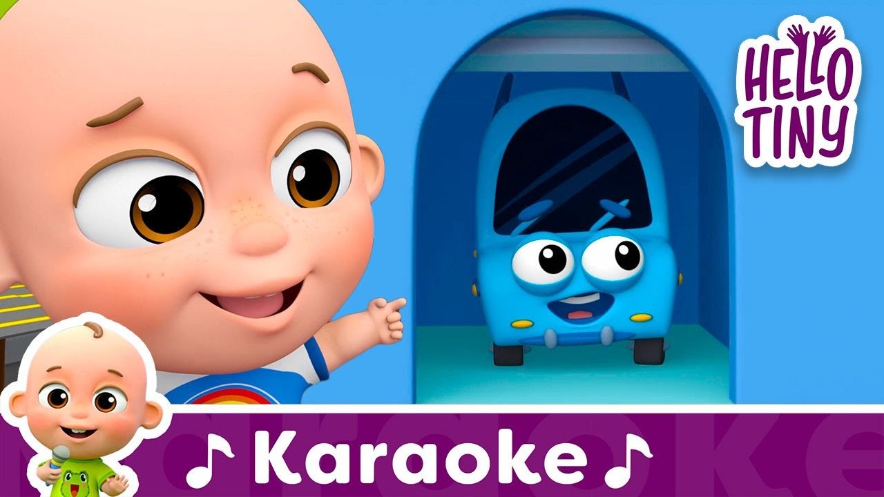 Five Little Cars KARAOKE | Hello Tiny | Sing Along With Me! - YouTube