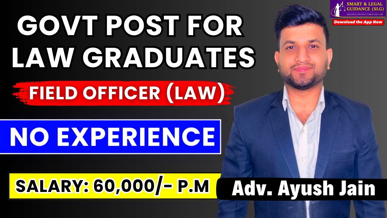 Govt Post *Field Officer (LAW)* - Freshers | SJVN Limited | Smart ...